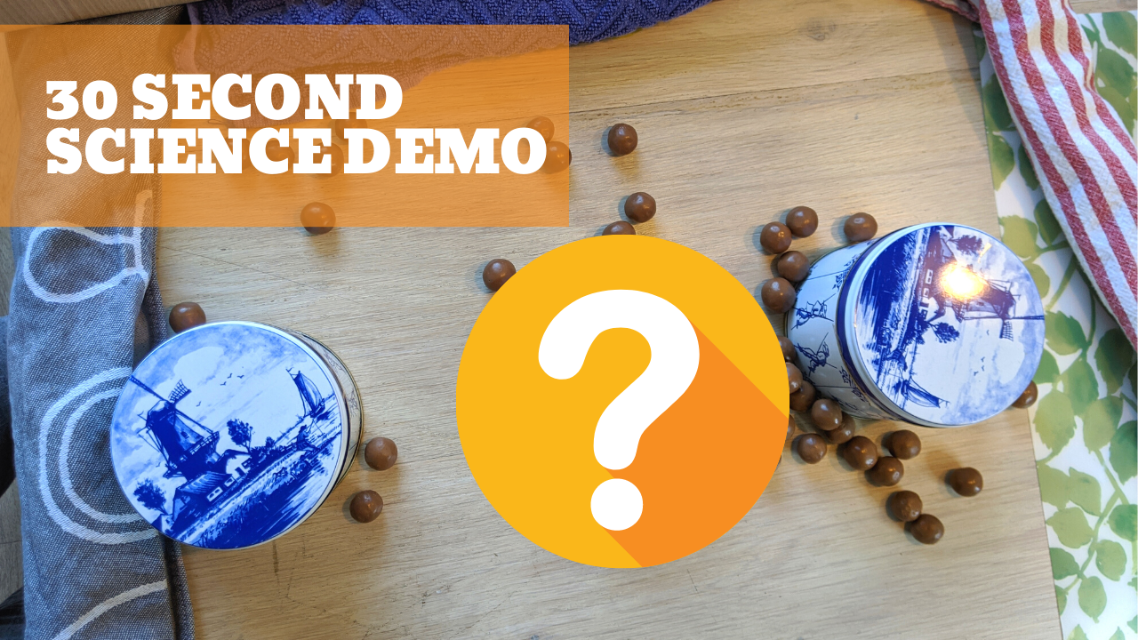 30 second science demo – Dr Clara Nellist