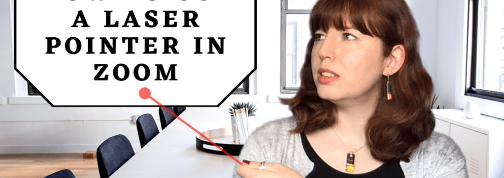 How to use a laser pointer in Zoom – Dr Clara Nellist